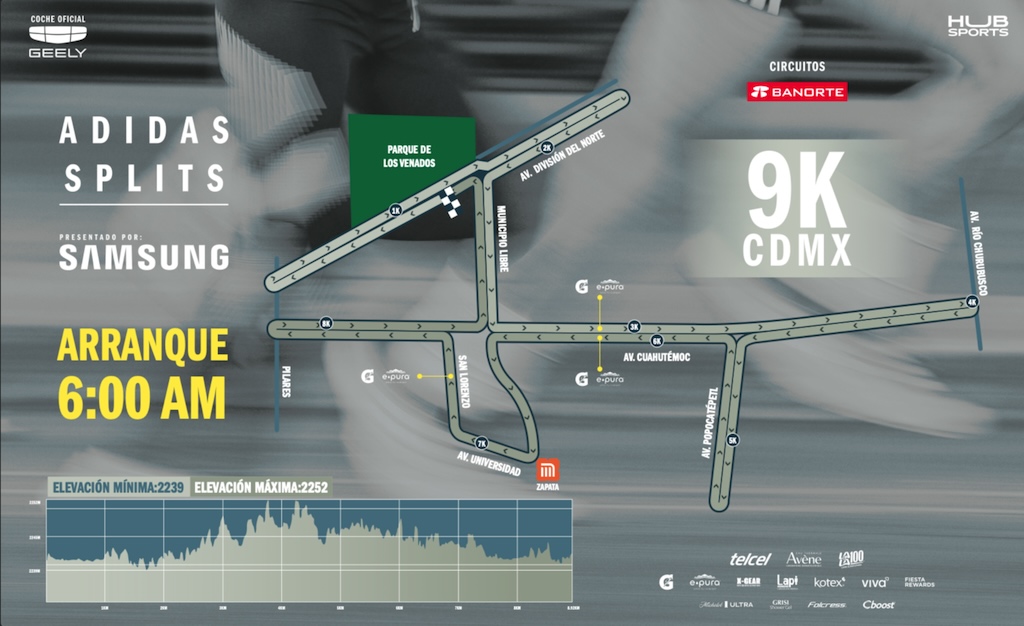 Split adidas 9K 2026 - RunMX